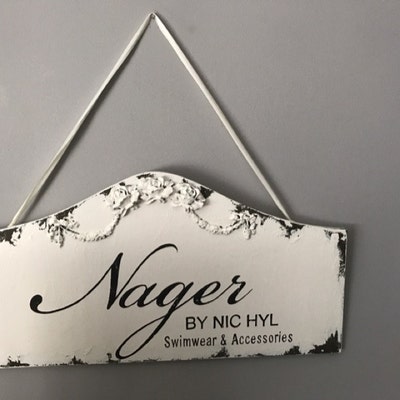 Shabby Chic BUSINESS SIGN Custom Business Name Sign With Roses ...