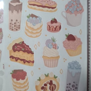 14 Pcs Sticker Sheet summer Dream 022 Bullet Journal Sticker, Scrapbook ...