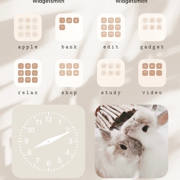 Neutral Palette App Icons, Ios Icons Aesthetic, Boho Ios Icons, Cream ...