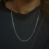 Sterling Silver Rice Grain Bali Chain, Sterling Grain Bali Chain, 925 ...