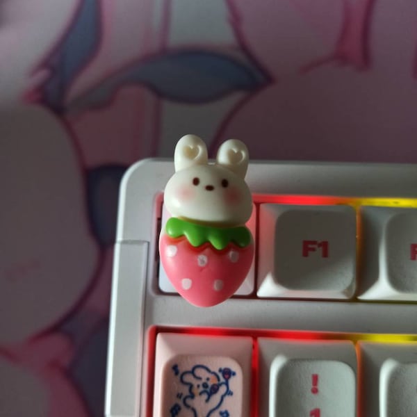 Keycap Resin Caps Lock 1.75u With Natural Flowers | Handmade Keycap for ...