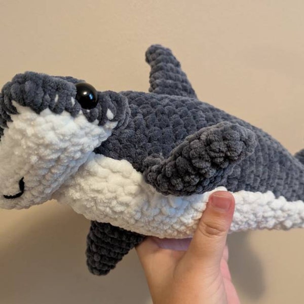 PATTERN: Plush Hector the Hammerhead Shark Pattern - Amigurumi ...