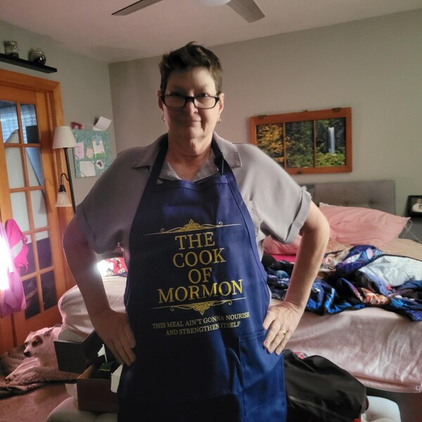 Cook of Mormon Apron: LDS Baking Gift - Etsy