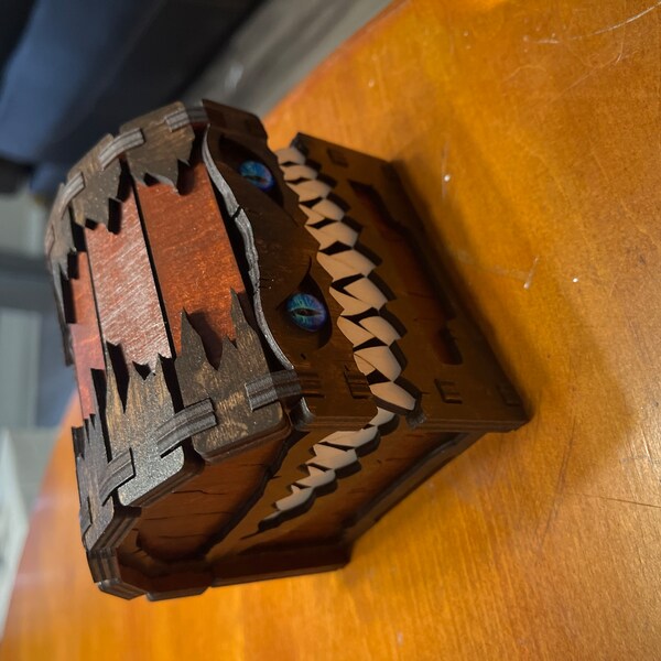 Customizable Gothic Vampire Chest for Dice and Keepsakes Handcrafted ...