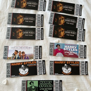 One Direction Tour Bundle of 4 Souvenir Concert Tickets - Etsy