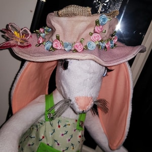 Primitive Bunny Rabbit Pattern Bobbie the Little Farmer Bunny PDF ...