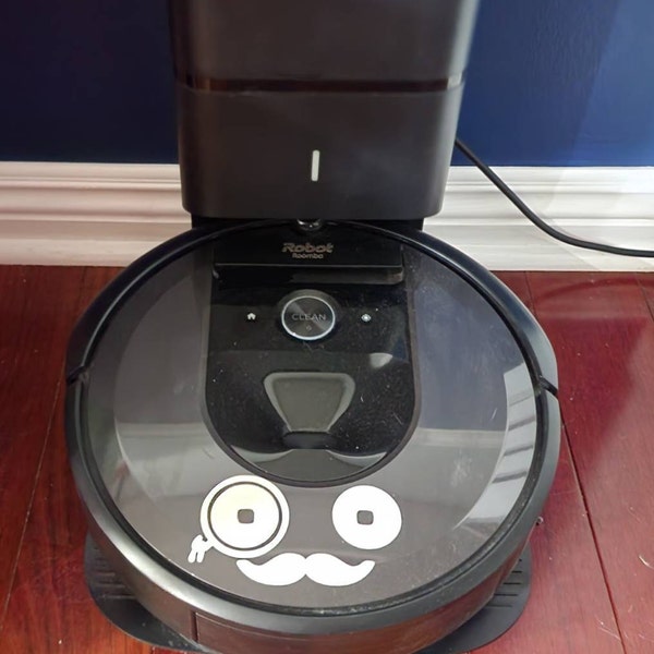 Butler Roomba/pareidolia Vinyl Decal - Etsy