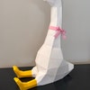 Doberman Stand & Sit Papercraft, Dog Low Poly, Papercraft, Papercraft ...