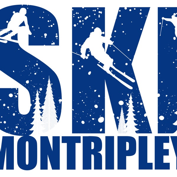 Winter Sports Bundle Svg, Skiing Silhouette Svg, Snowboarding ...
