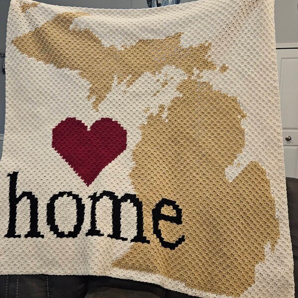 Aloha Aloha Hawaii C2C & Graphghan Afghan Crochet Pattern Blanket ...