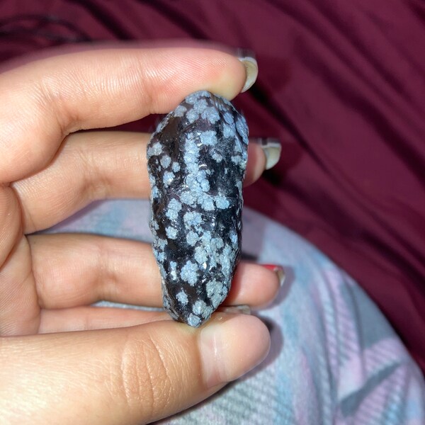 Raw Snowflake Obsidian Crystal (1"-3") - Rough Snowflake Obsidian Stone - Crystals & Stones ...