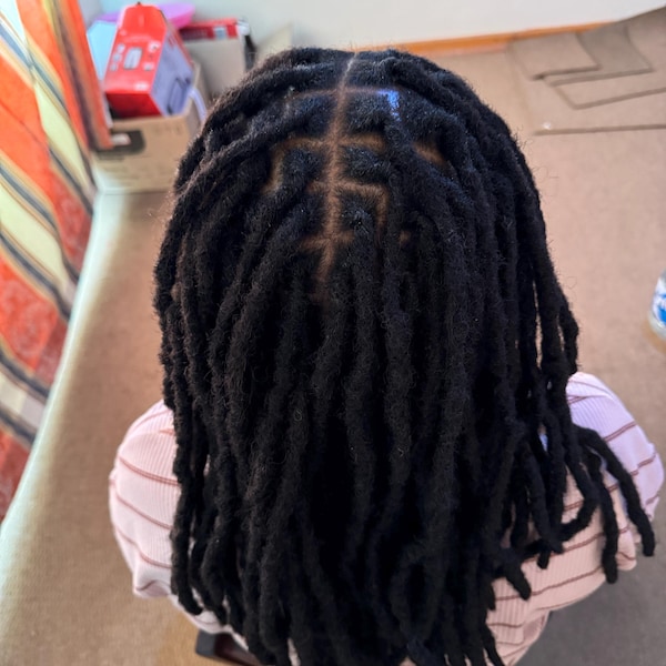 Textured Human Hair Wicks Loc Extensions Jumbo Loc Extensions Thick ...