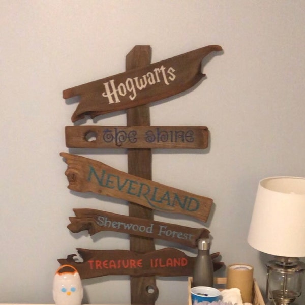 Storybook Signs, Nursery Signs, Wonderland Sign, Hogwarts Sign ...