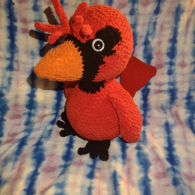 Cardinal, Cardinal Crochet Pattern, Crochet Pattern, Amigurumi, Crochet ...