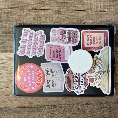 Floral Book Sticker / Open Book Sticker / Reading Sticker / Book ...