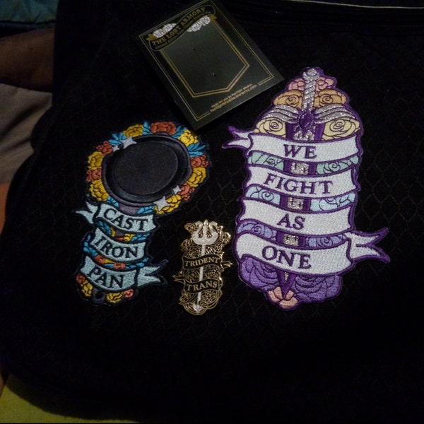 We Fight as One Embroidered Patch - Etsy