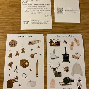 Winter Whispers Sticker Sheet - Etsy