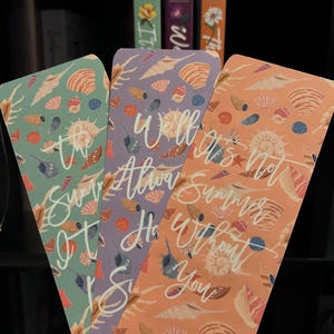 SET OF 3 the Summer I Turned Pretty Bookmarks , Team Conrad , Team ...