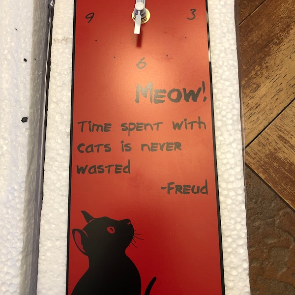 Time Spent With Cats is Never Time Wasted - Quotes Freud - Meow Wall ...