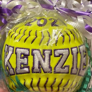 Custom Embroidered Baseballs - Etsy
