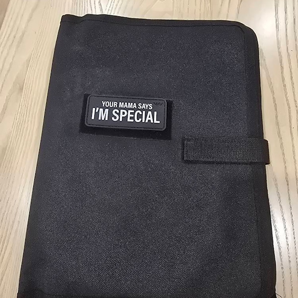 Patch Display Storage Case/book | Loop Panel for PVC Morale Patches - Etsy