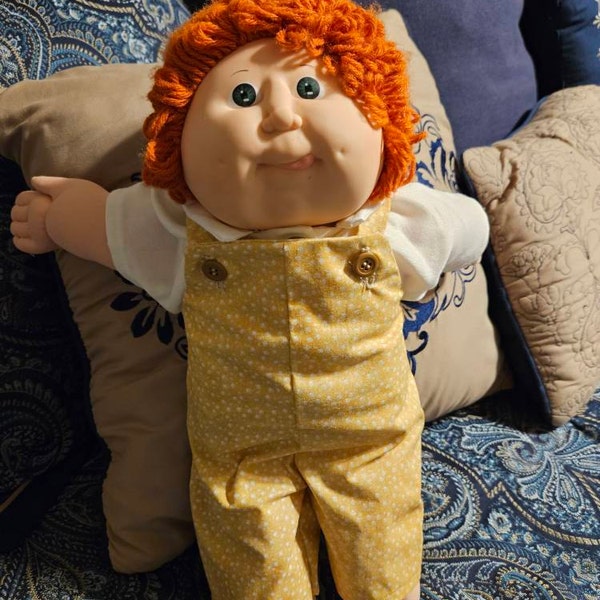 Two Piece Cotton Shirt and Overalls for Cabbage Patch Boy or Girl - Etsy