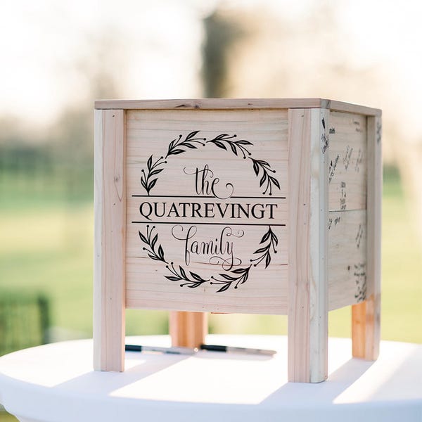 Laser Engraved Personalized Cedar Planter. Fully Assembled Box. - Etsy