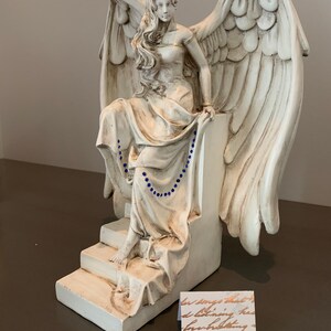 Blessed Angel Guardian of the Ocean Sculpture Plaque Lisa | Etsy