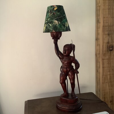 Bespoke Timorous Beasties Thistle and Velvet Lampshades 30 - Etsy UK