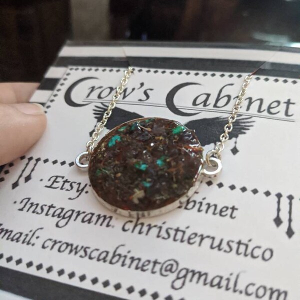 Good Luck Spell Necklace/ Preserved Good Luck Necklace/ Herbal Spell ...