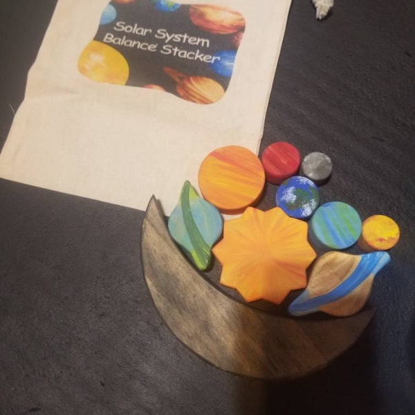 Space Balance Stacker Set - Solar System / Stacking Puzzle / Fun ...