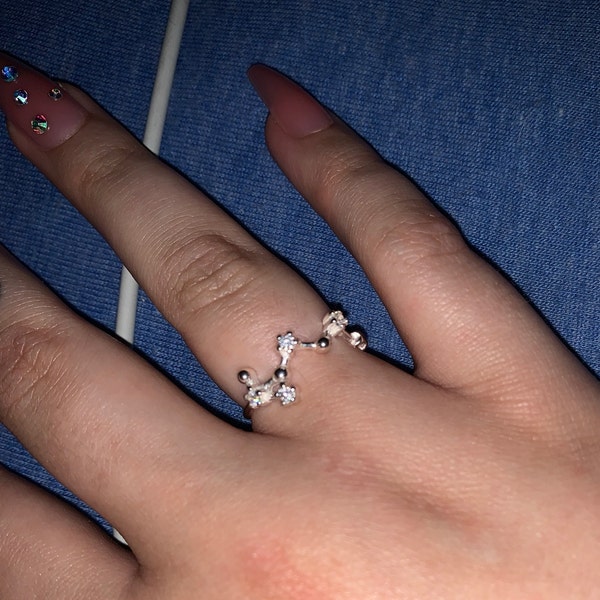 Virgo Ring Zodiac Ring Virgo Gifts, Constellation Ring Gift for Her ...