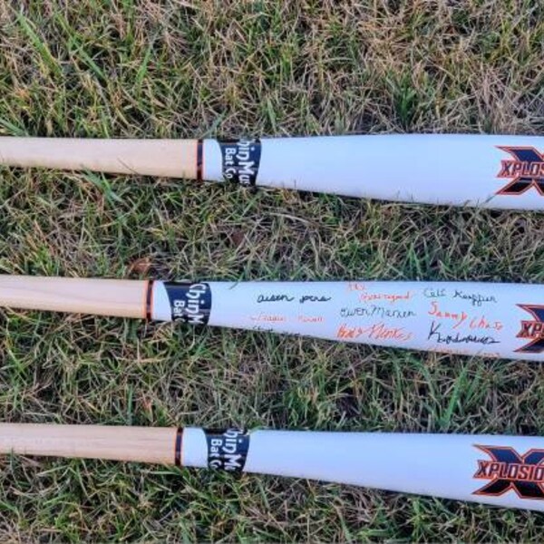 6 Pack-game Ready-blem- Flamed Wooden Bats-cupped! FREE SHIPPING - Etsy