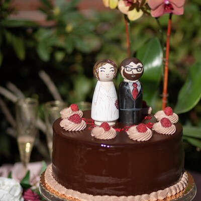 Wood Peg Jumbo Man People, Natural Peg Toy, Unfinished Peg Person ...