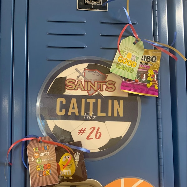 Editable Softball Locker Door Sign Canva Template High School ...