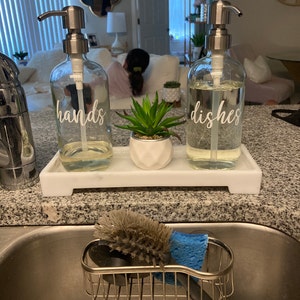 Soap Label Decals / Kitchen Decor / Hand Soap Label / Dish Soap Label ...