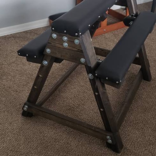 BDSM Inspired Wooden Bed With Restraining Options Unique Adult Play ...