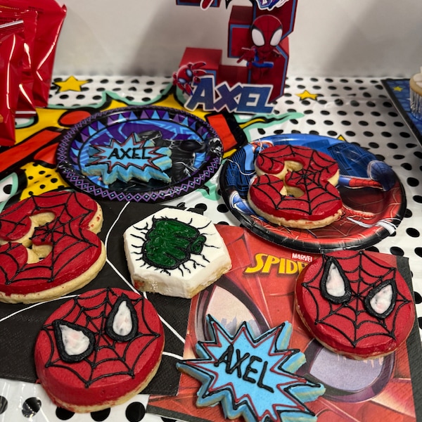 Spidey and His Amazing Friends 3D 7” Letters or Numbers | Spidey Party ...