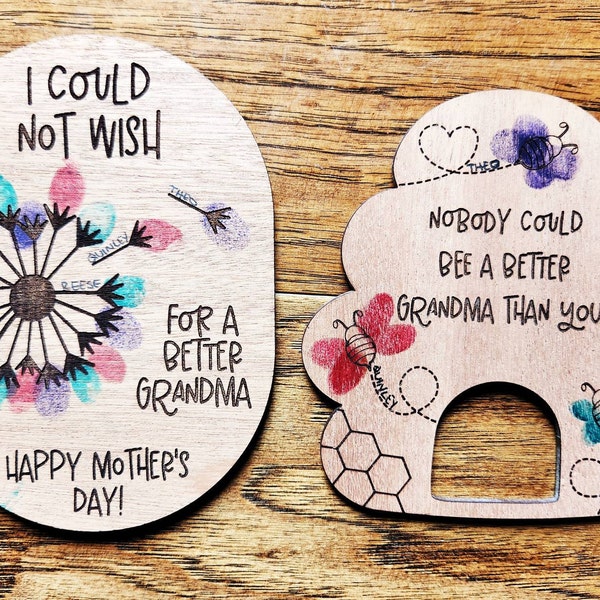Mother's Day Fingerprint Magnet SVG, Mother's Day SVG, DIY Magnet Svg ...