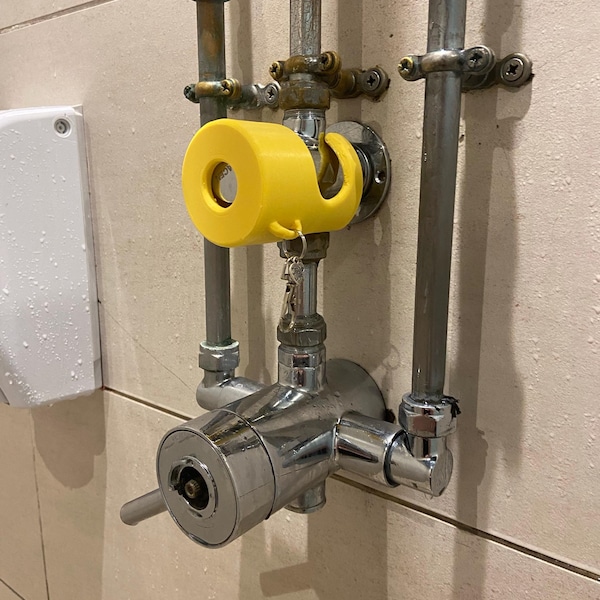 Public Shower Push Button Holder Clamp by Embossworld.com - Etsy UK