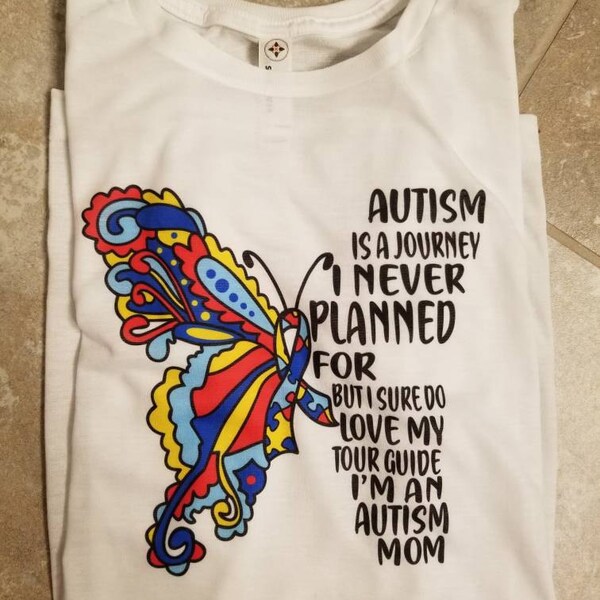 Butterfly Autism Layer Design for Vinyl and Png Clipart for Sublimation ...