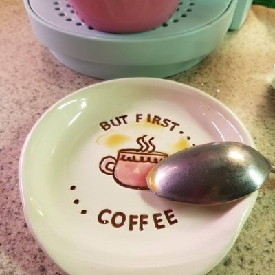 But First Coffee Spoon Rest Funny Spoon Rest Spoon Holder for Stove ...