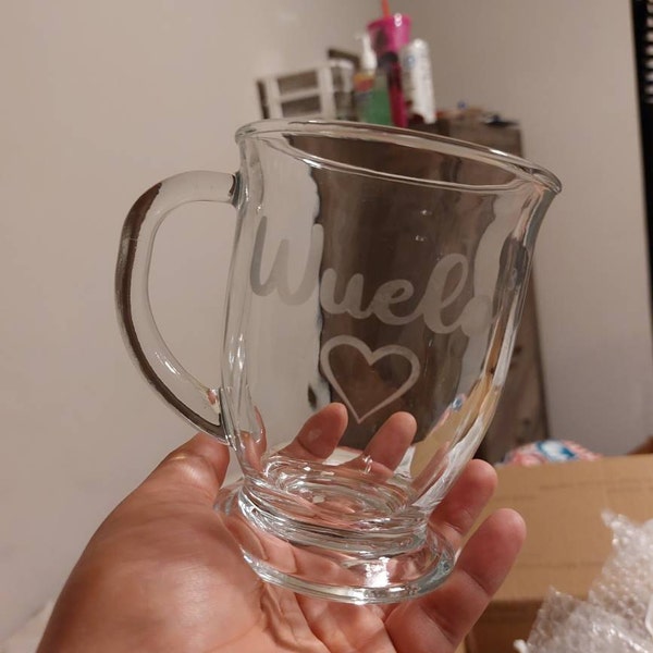 Custom Etched Glass Bowl. Personalized Bowls. Small and Large Orders ...