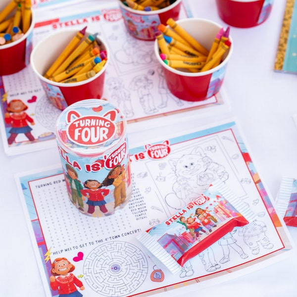 Turning Red Party Package, Turning Red Birthday Printables, Turning Red ...