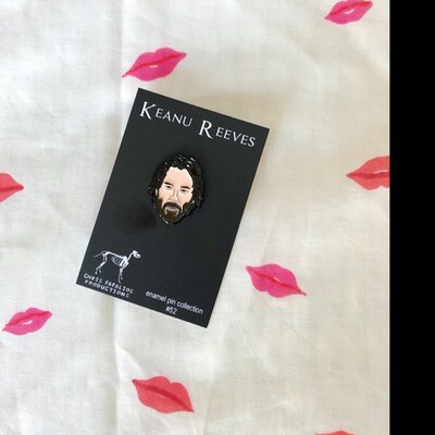 Keanu Reeves Enamel Pin LIMITED EDITION 1 Pin John Wick Gifts for Her ...