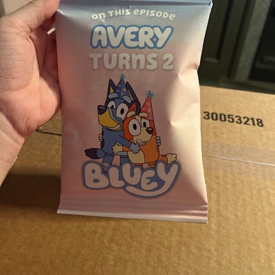Bluey Pringles Label Party Favor - Etsy