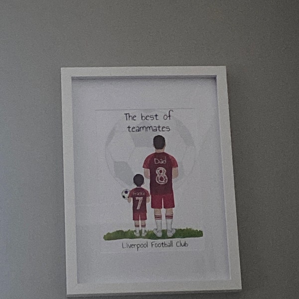 Personalised Football, Dad Gifts, Fathers Day, Gift Ideas, Daddy and Me ...