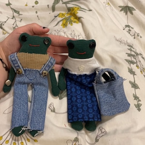 Cute Frog Pdf Pattern Leggy Frog Sewing Tutorial Stuffed Frog Pattern ...