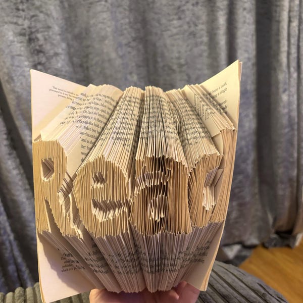 Read Book Folding Pattern and Beginners Tutorial. Folded Book Art ...