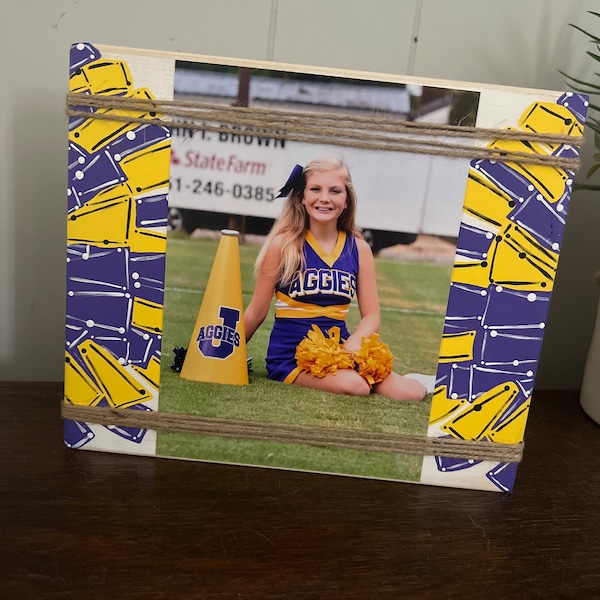 Cheer-leading Picture Frame, Dance Team Frame, Coach Gift, Team Gift ...